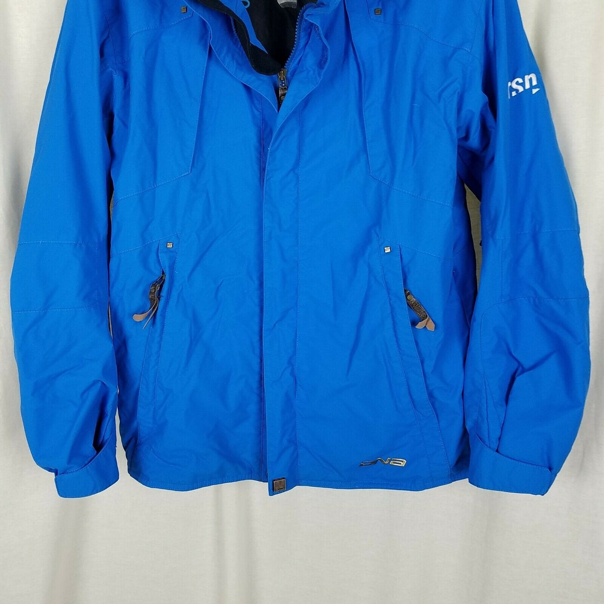 Descente DNA RSN Bright Cobalt Blue Nylon Winter Ski Parka Jacket Mens ...
